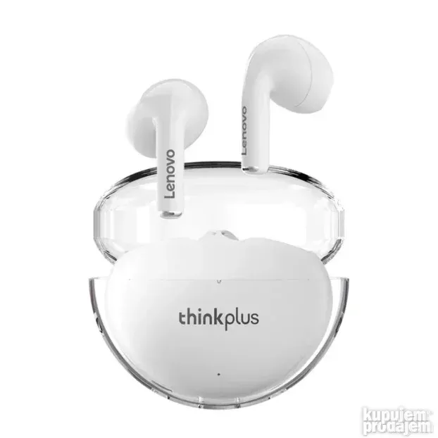 Bluetooth slusalice Lenovo thinkplus LivePods LP80 Pro bele - KupujemProdajem
