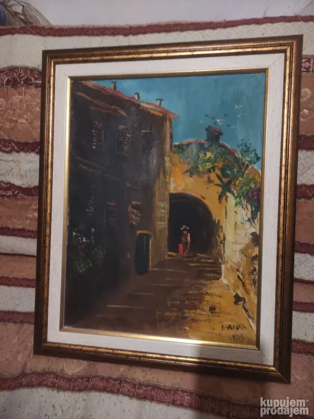 Ulje na platnu stariji rad CCCR - KupujemProdajem