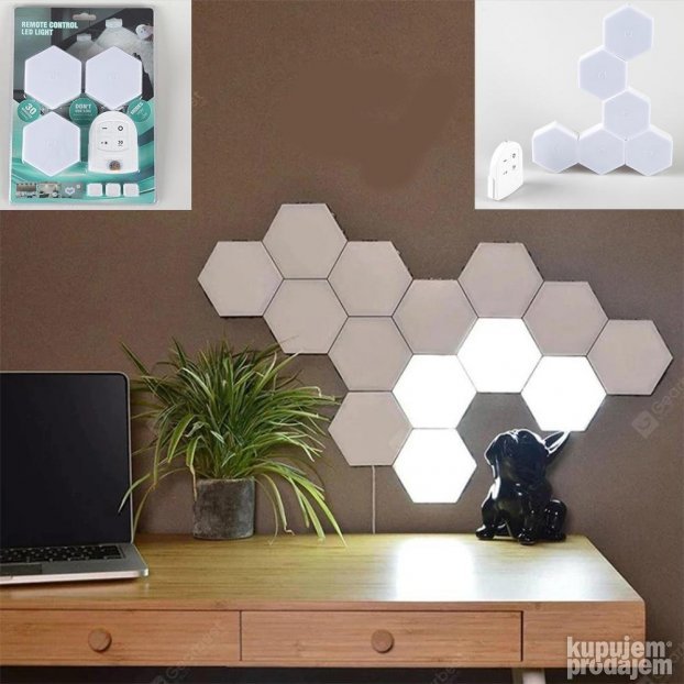 Šestougaone zidne LED lampe - KupujemProdajem