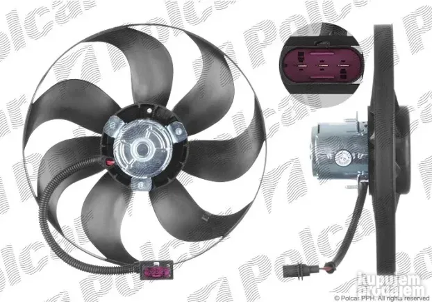 Ventilator hladnjaka Audi A3 8L Audi TT 350mm - KupujemProdajem