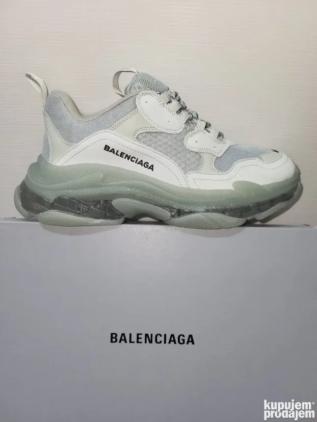 BALENCIAGA TRIPLE S SSS, Nove Sive Patike Grey Balenciaga - KupujemProdajem