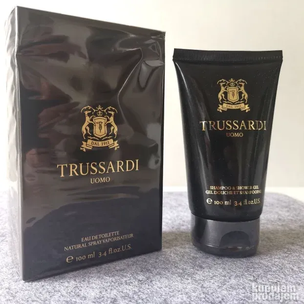 Trussardi Uomo EDT 100ml + SG 100ml - NOVO - KupujemProdajem