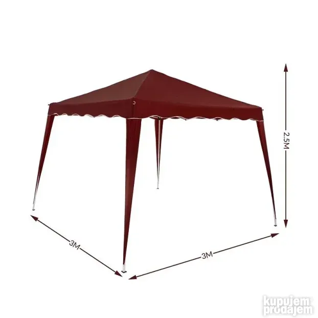 Paviljon Tenda 3x3x2.5 M - KupujemProdajem