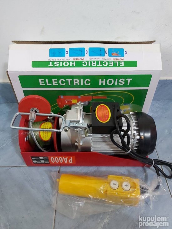 Dizalica Vrabac 600kg 12m i 20m sajla - KupujemProdajem