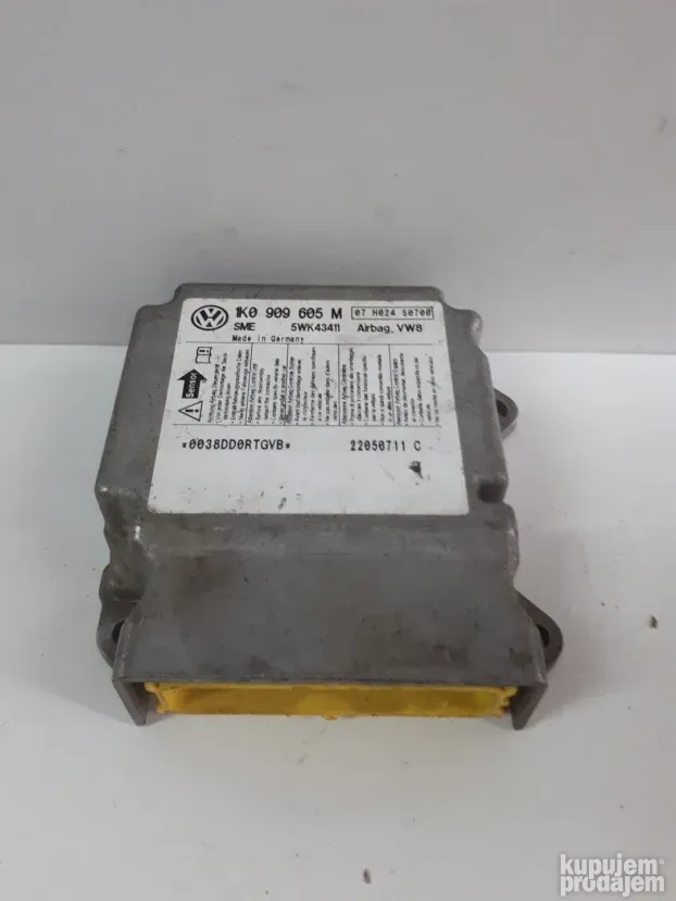 97615 Elektronika Airbaga Skoda Octavia > 04-08 1K0909605M ...