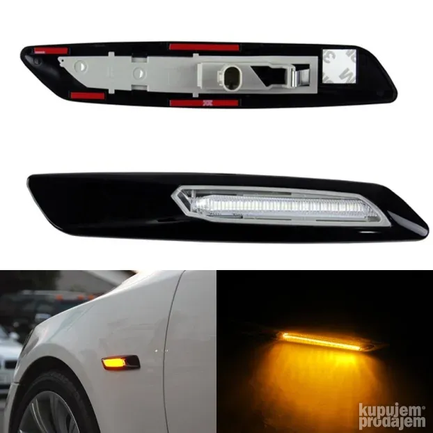Led migavac migavci Bmw F10 look - hrom - KupujemProdajem