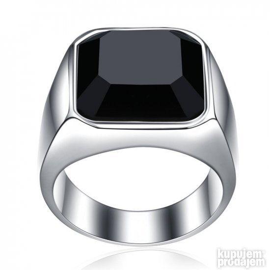 muski prsten silver 316l hiruski celik br.134 - KupujemProdajem