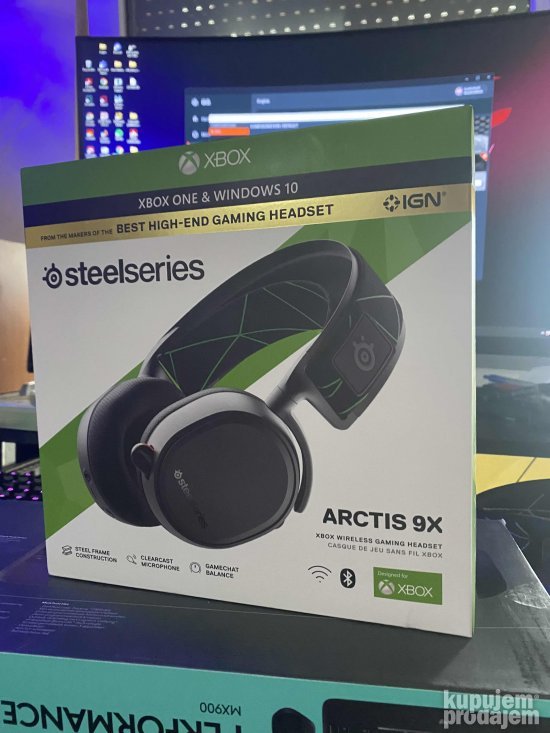 Steelseries Arctis 9x PC / Xbox / bluetooth bezicne slusalic ...