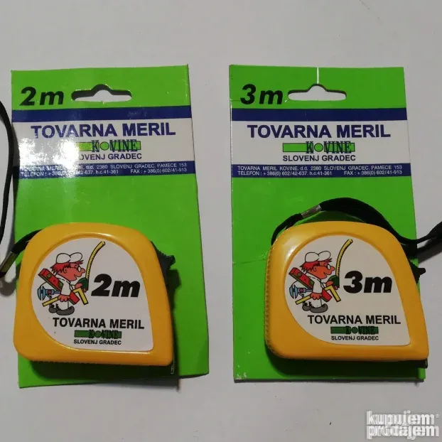 Metar 2m, 3m Tovarna Meril - KupujemProdajem