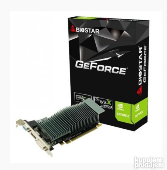 Graficka karta Biostar G210 1GB GDDR3 64 bit DVI/VGA/HDMI - KupujemProdajem