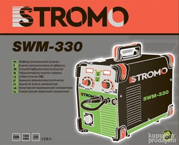 Stromo 330a CO2 - MIG-MMA i TIG aparat za zavarivanje - KupujemProdajem