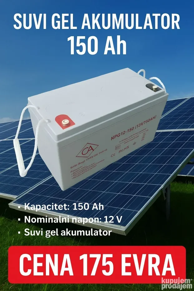 150am suvi gel akumulator - KupujemProdajem