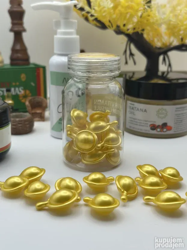 Eterično ulje za kosu u žutoj kapsuli (serum) 30 kapsula - KupujemProdajem