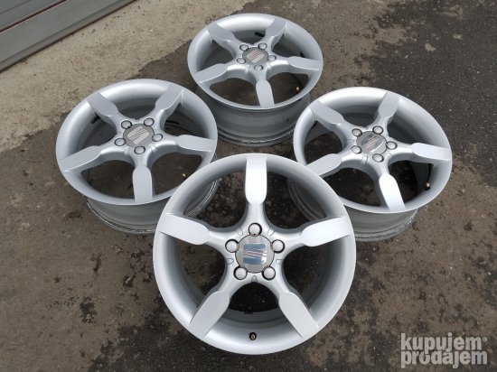 Seat alu felne 17 5x112 ORIGINAL Altea Leon Exeo Ateca VW - KupujemProdajem