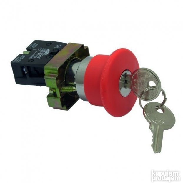 Metalni taster sa ključem i zadrškom N/C ME-EA142 - KupujemProdajem