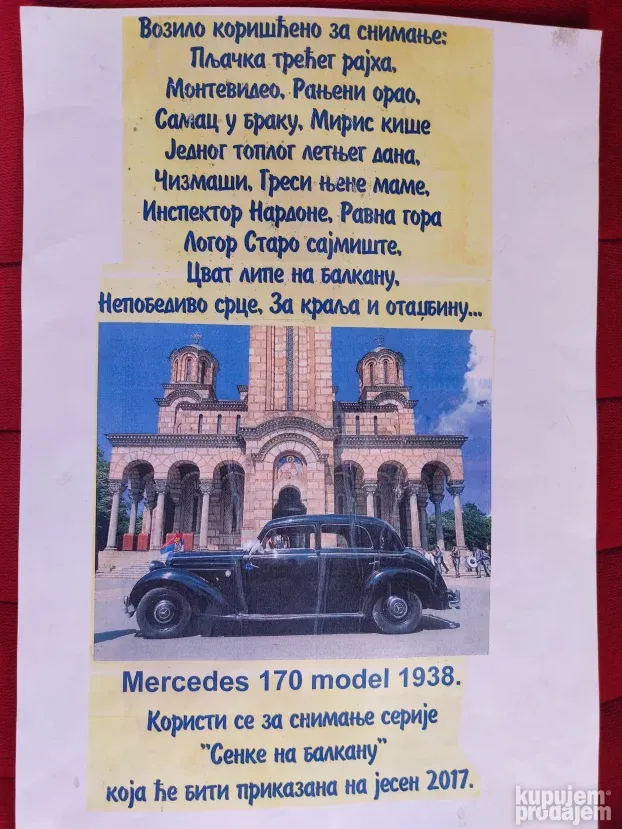 Mercedes- Benz 170 S ( oldtajmer) - KupujemProdajem