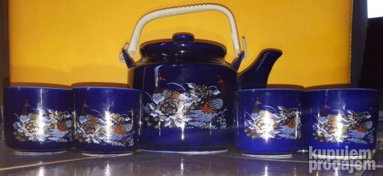Plavi keramicki set - KupujemProdajem