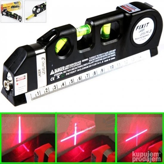 Laserska libela Level Pro3 multifunkcionalna libela - KupujemProdajem