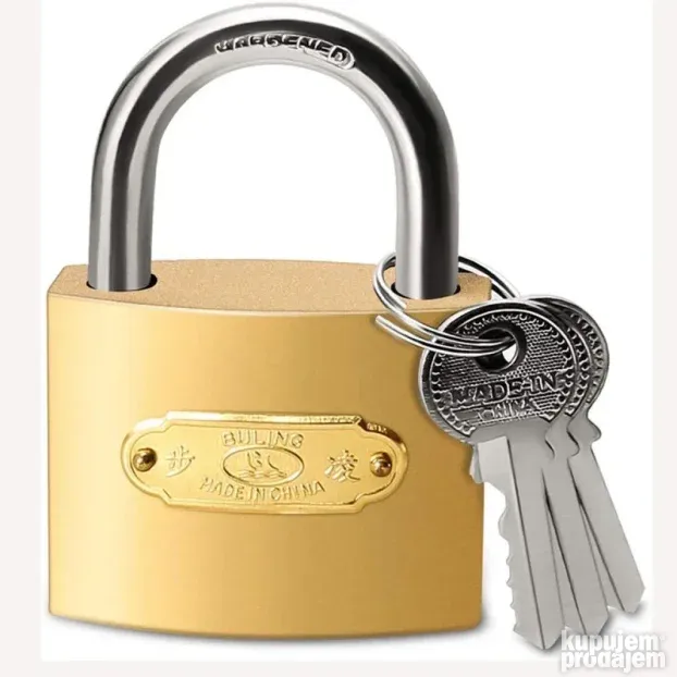 Padlock - Sigurnosni katanac sa 3 ključa - KupujemProdajem