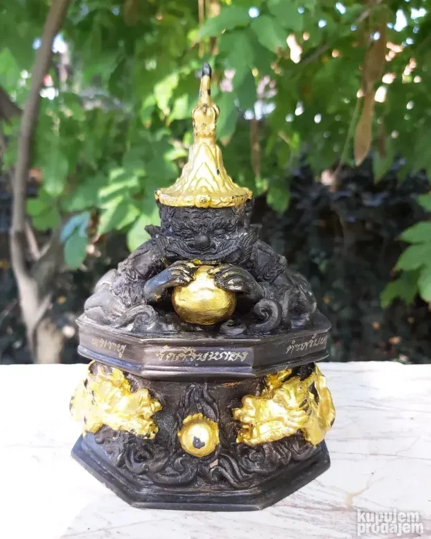 Phra Rahu Bucha, figura od metala, Tajland - KupujemProdajem