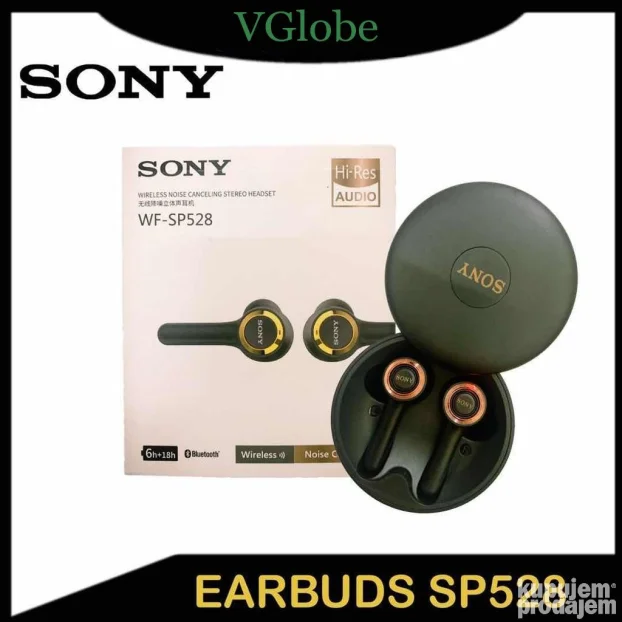 BEŽIČNE Slušalice Sony SP528 sa Kutijom za Punjenje - KupujemProdajem