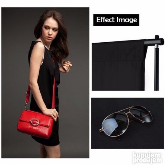 Profi foto studio (pozadine, nosač, rasveta, fluo sijalice ...