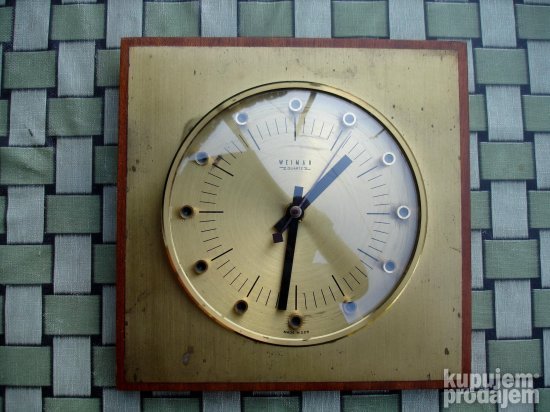WEIMAR quartz - stari nemački zidni sat - KupujemProdajem