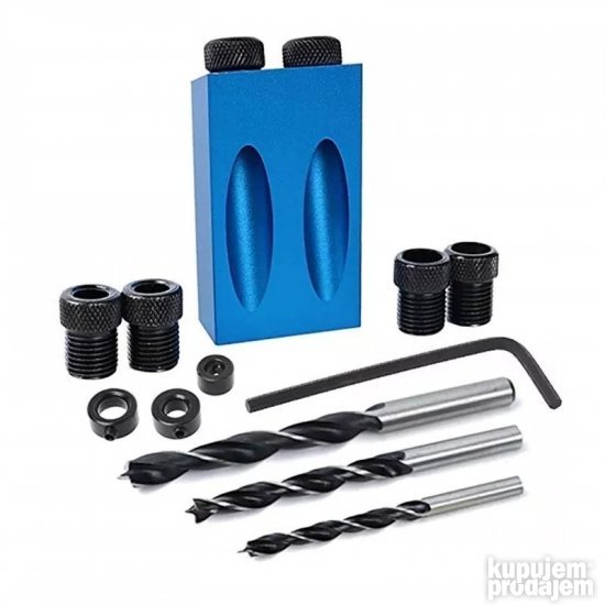 Alat za busenje rupa pod uglom + burgije za drvo - KupujemProdajem