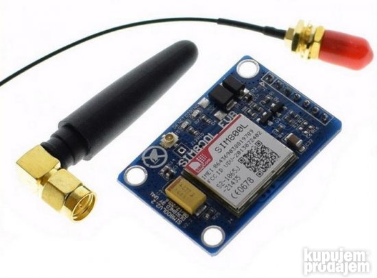 Arduino SIM800L GPRS GSM V2.0 5V modul sa antenom - KupujemProdajem