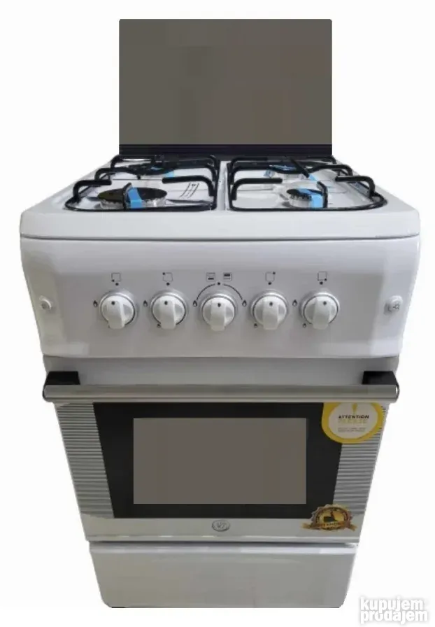 Plinski sporet plinskom rernom rerna 4 ring gas VECE NOVO - KupujemProdajem