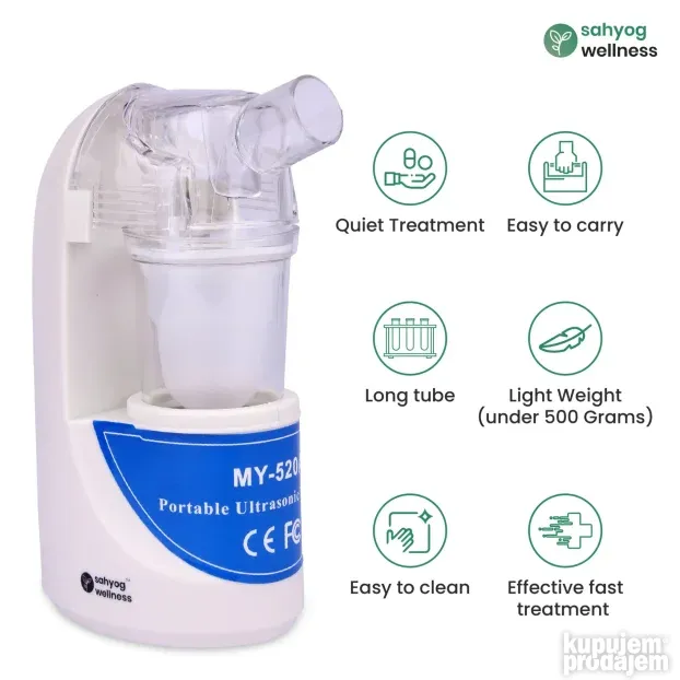 Ultrasonicni prenosni inhalator nebulizer - KupujemProdajem