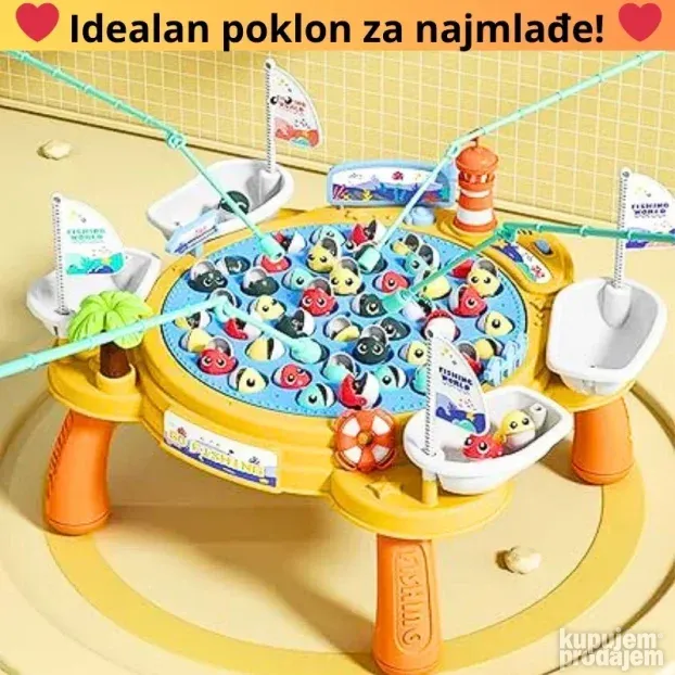 Drustvena igra Pecanje Set Pecaljka za decu Stocic pecanje - KupujemProdajem