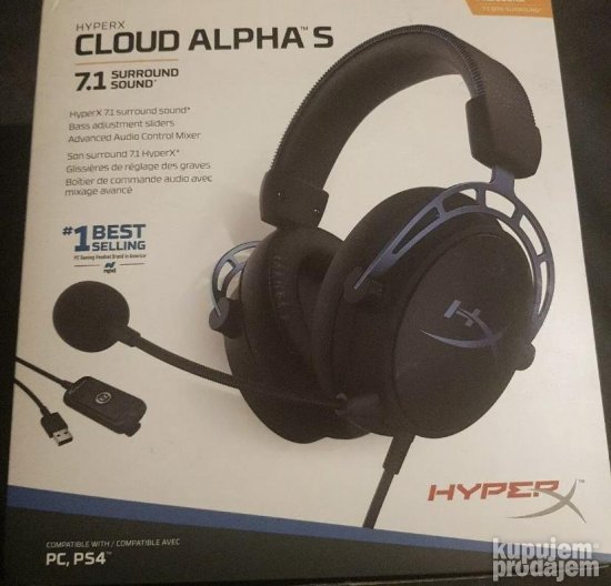 HyperX Cloud Alpha S sa DAC-om 7.1 surround Akcija - KupujemProdajem