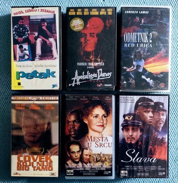 Apokalipsa Danas/Petak/Odmetnik 2/Slava-VHS - KupujemProdajem