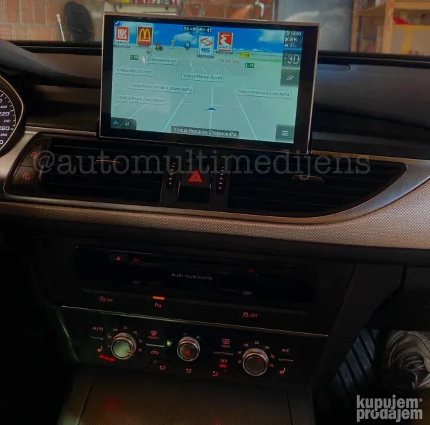 Audi A6 C7 Android Multimedija Navigacija GPS Radio Display ...