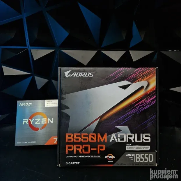 B550 aorus pro Nova + Ryzen 7 5700g am4 - KupujemProdajem