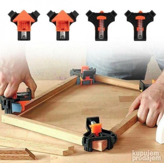 Ugaone stege za drvo 5-22mm - SET 4kom - NOVO - KupujemProdajem