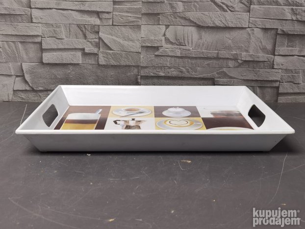 Plasticni posluzavnik za kafu 40x30cm - KupujemProdajem