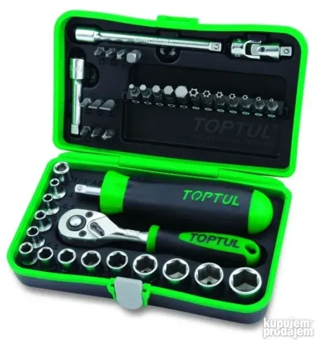 TOPTUL Set gedora 1/4", 41kom. - PROFI - KupujemProdajem