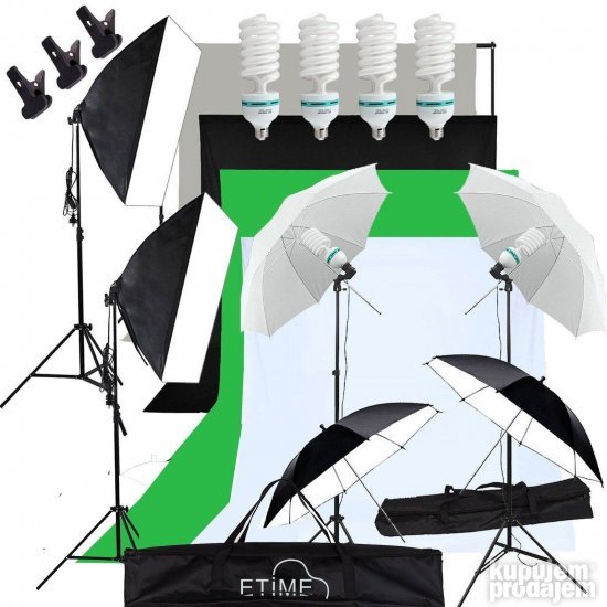 MANGA Light FLUO Rasveta Softbox Pozadine Backdrop 2700W TOP ...