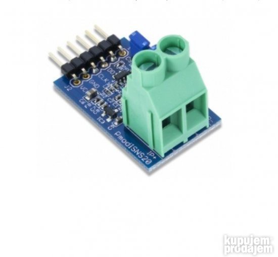 Arduino Hall modul senzor struje precizni ACS722 20A - KupujemProdajem