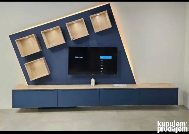 Tv komode, police i zidne letvice po meri - KupujemProdajem