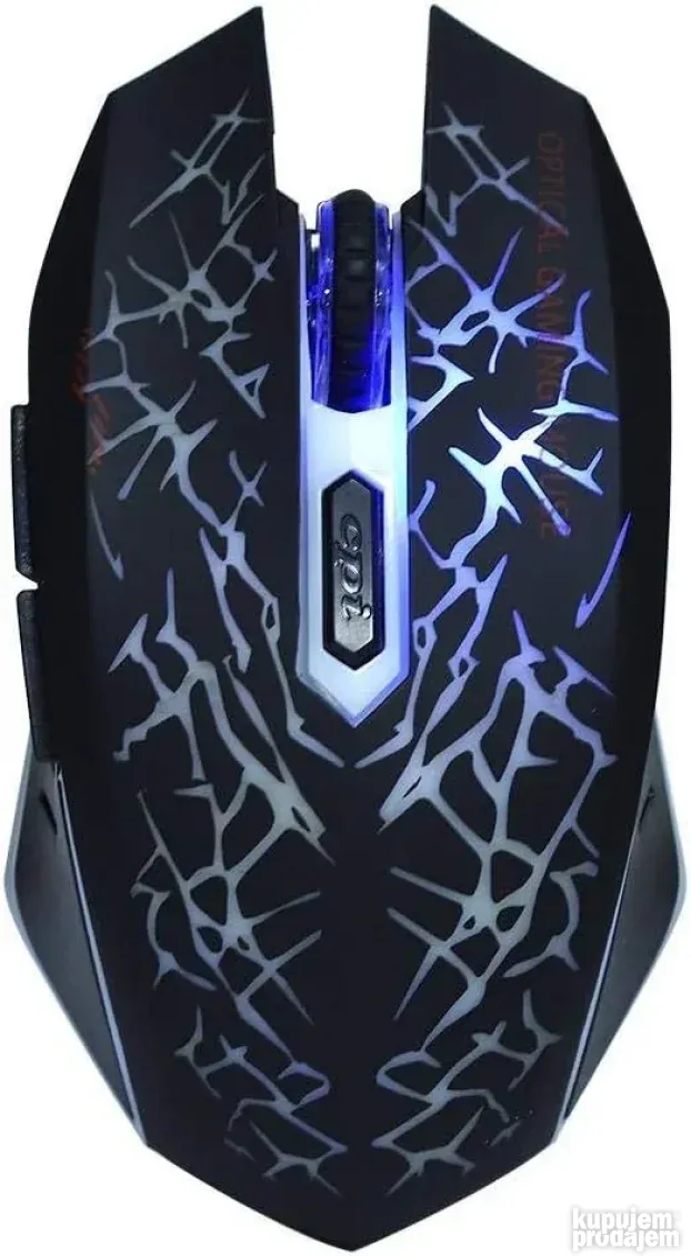 Bežični miš LED ergonomski USB miš za igre punjivi - KupujemProdajem