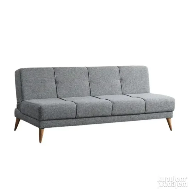 Liven Trosed na razvlačenje Kalaj 190x79x83cm, Sivi - KupujemProdajem
