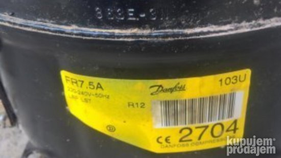 Embraco & Danfoss R12 motori za zamrzivac - KupujemProdajem