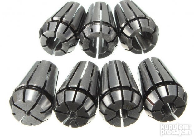 Set 7 komada steznih caura ER11 inčne mere - KupujemProdajem