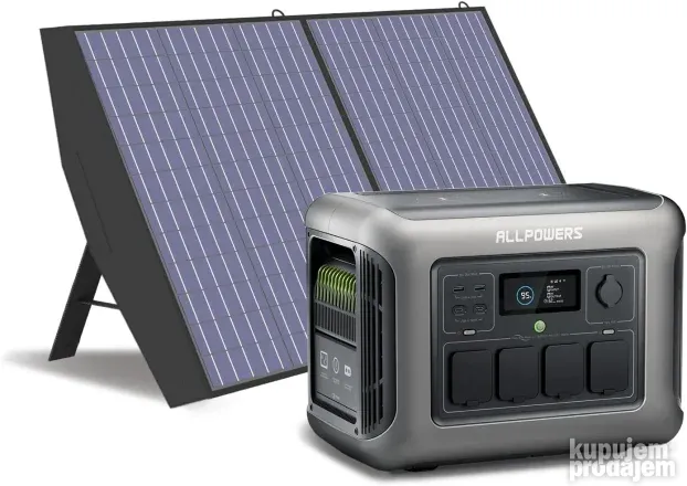 Solarni Generator ALLPOWERS 1800w sa panelom - KupujemProdajem