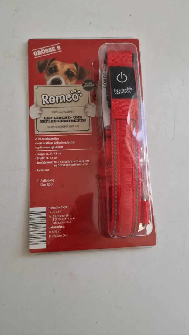 Led ogrlica za pse Romeo S velicina - KupujemProdajem