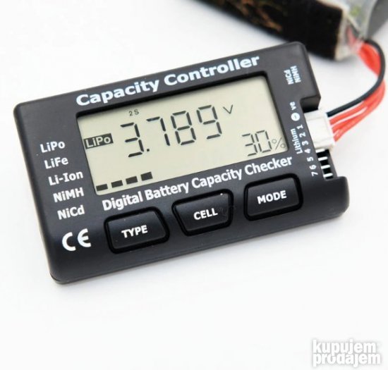 Uredjaj za merenje kapacitivnosti baterija - tester baterija ...