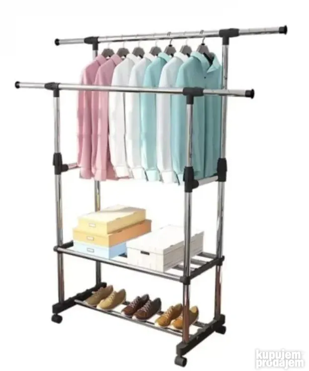 Stalak za odecu dupli stender - KupujemProdajem